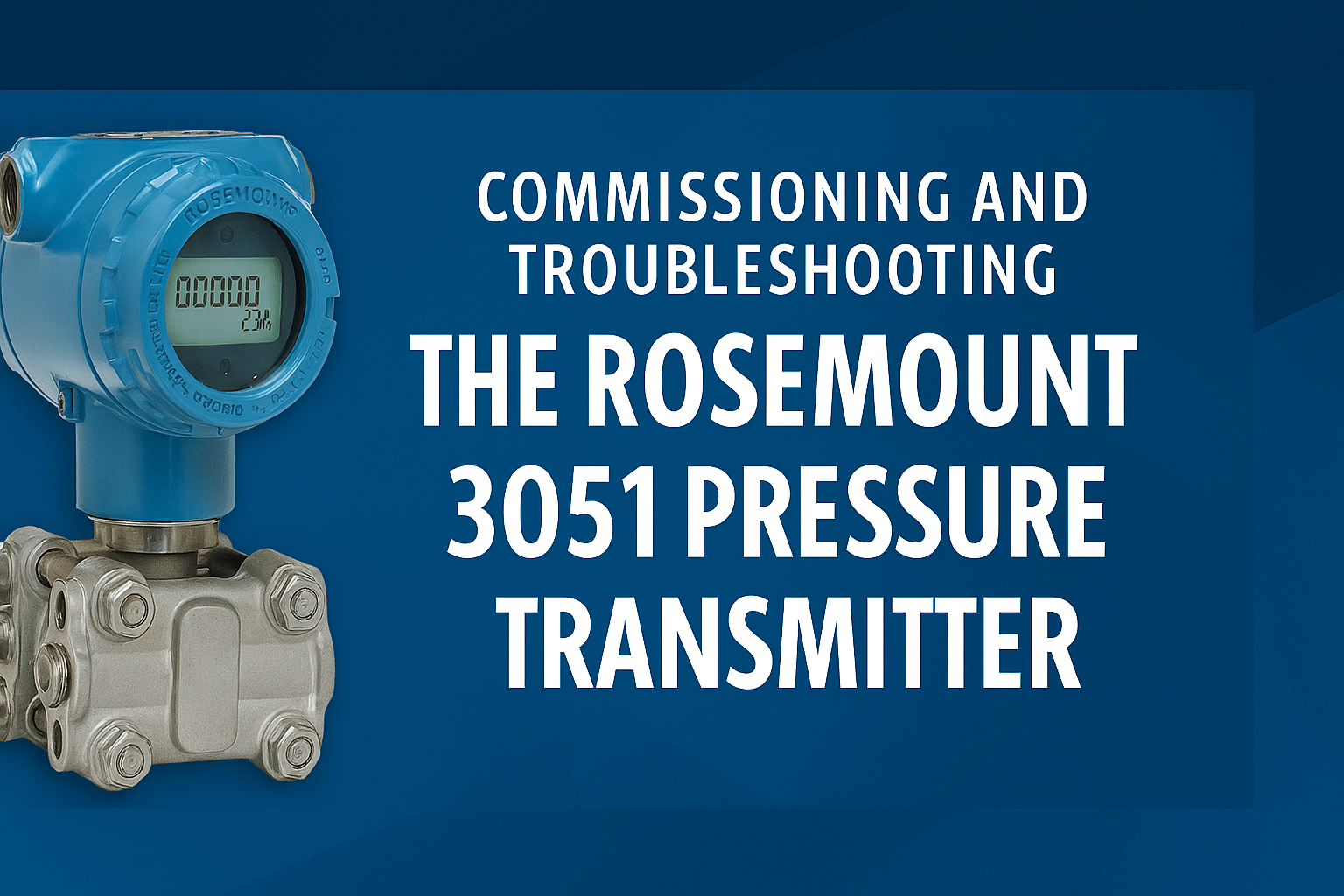 Commissioning and Troubleshooting the Rosemount 3051 Pressure Transmitter