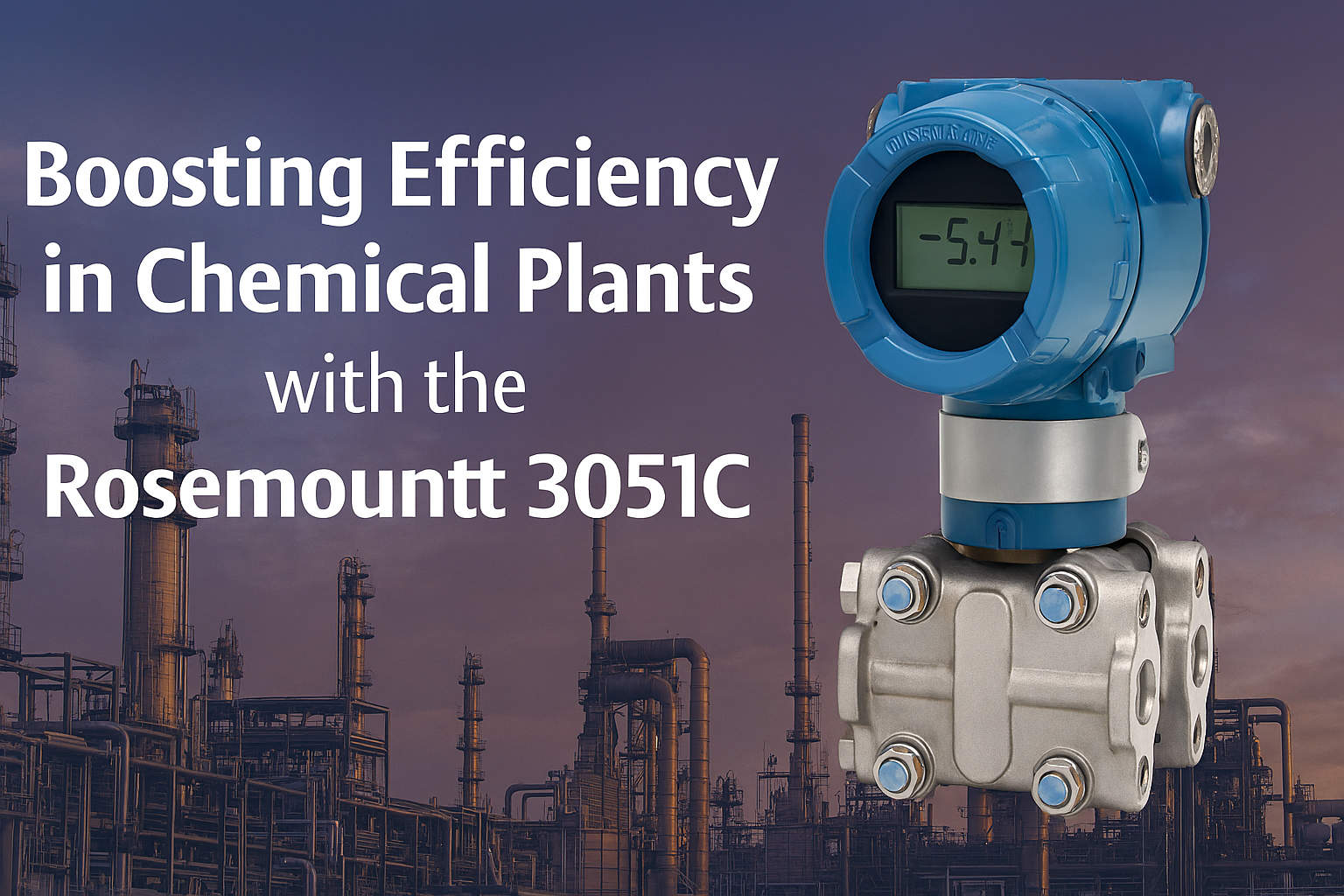 Boosting Efficiency in Chemical Plants with the Rosemount 3051C