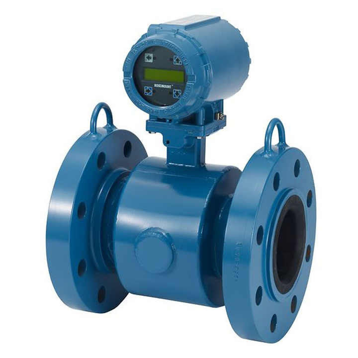 Smart Flange Type Rosemount Electromagnetic Flowmeter 4-20ma Chemical ...